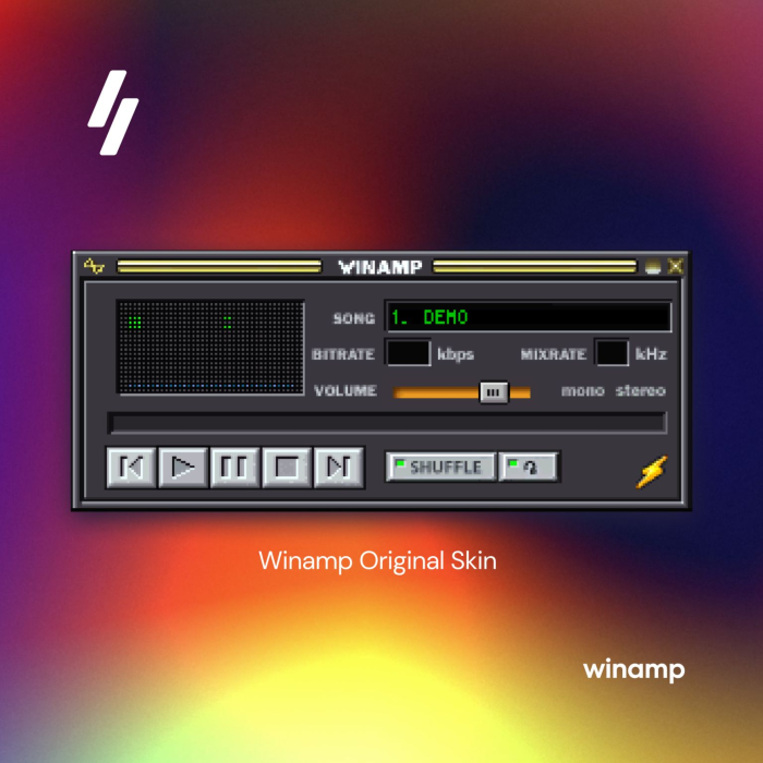 Winamp to auction NFT of iconic original "skin" to start global nonprofit foundation for ...