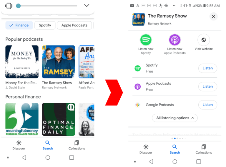 Google podcast search evolves, and demotes Google Podcasts for ...